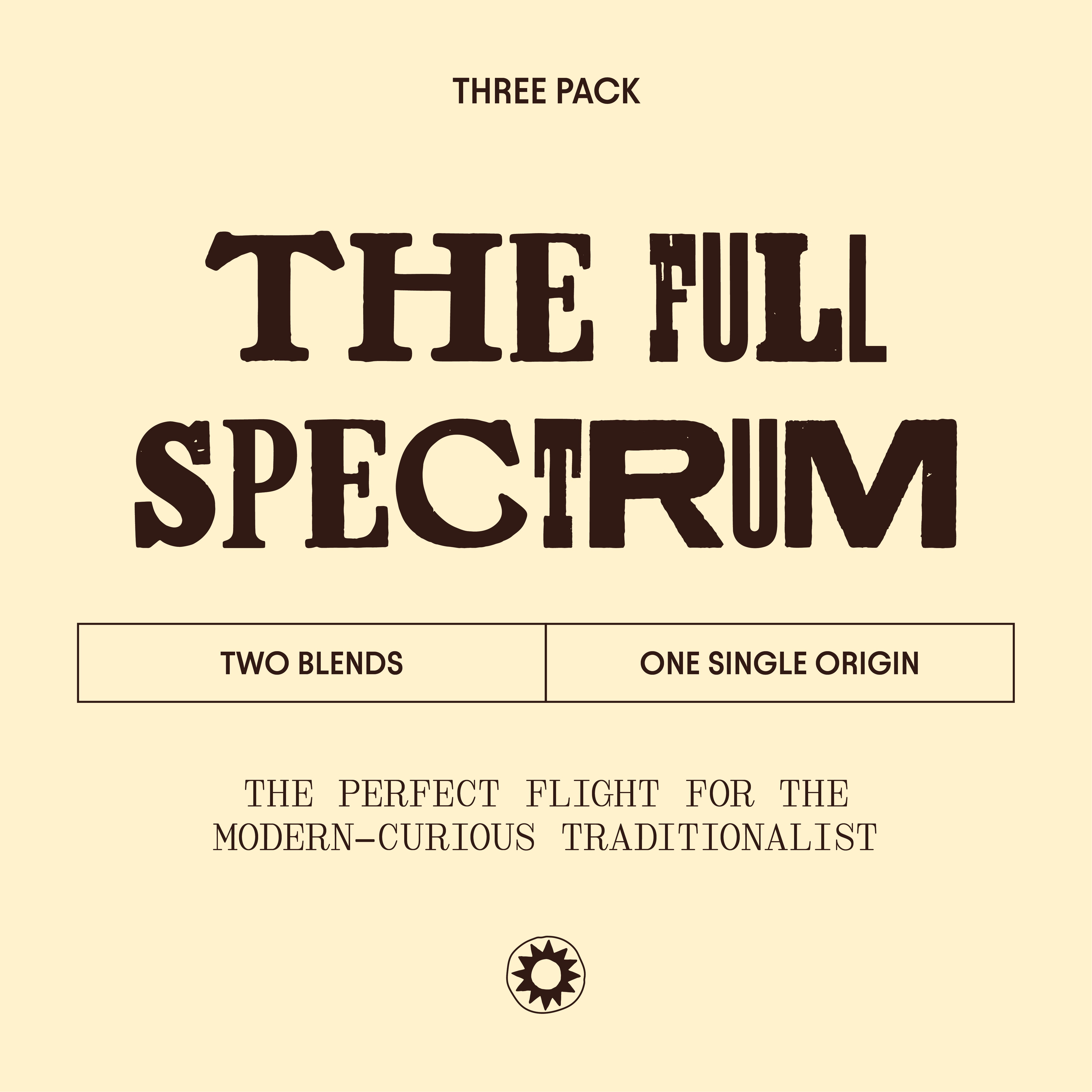 The Full Spectrum - 3 Pack - Specialty Coffee - Curated Collection ...